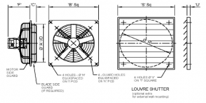 Three Phase 12-inch Ventilating Fans
